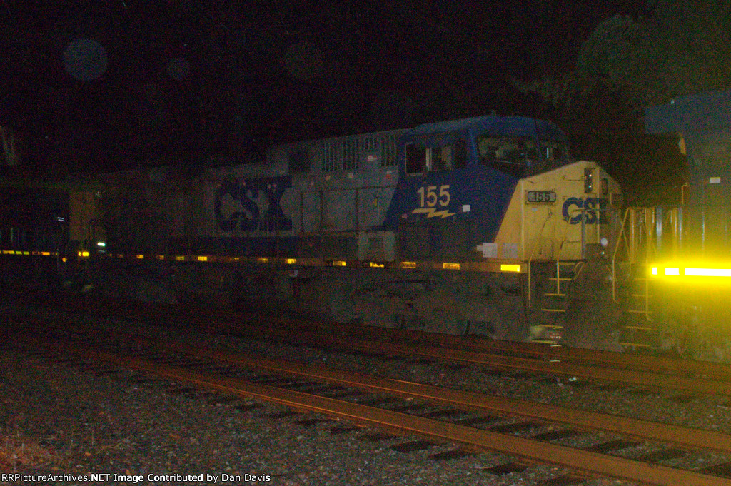 CSX AC44CW 155 trails on Q034-10